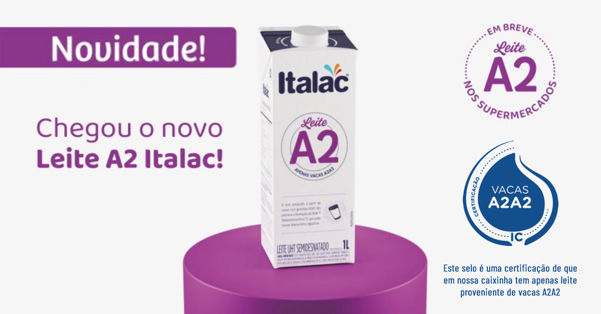 Leite A2 Italac nos supermercados - FairFood